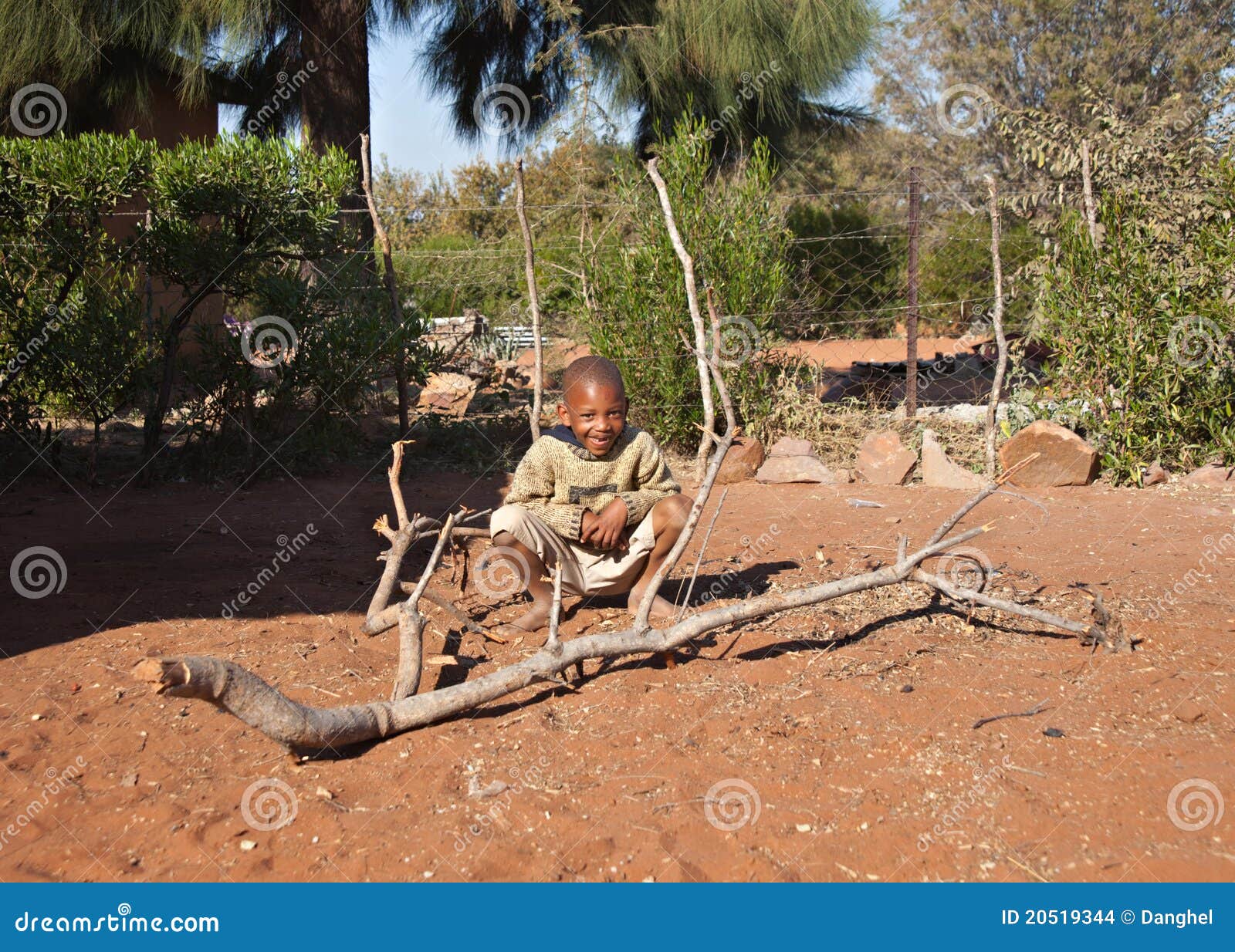 Poor African Little Boy Picture. Image: 20519344