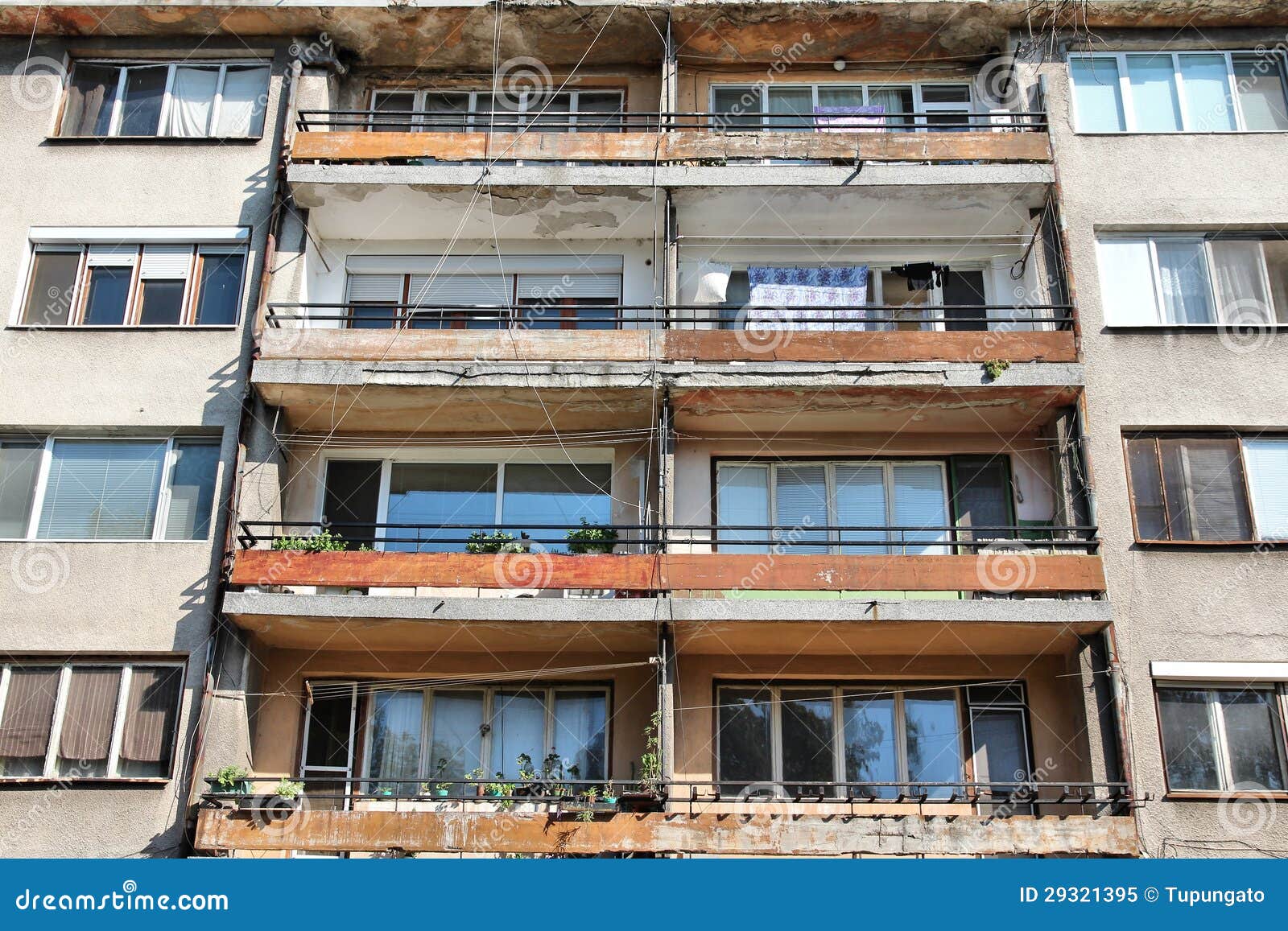 Poor apartment building stock image. Image of shabby - 29321395