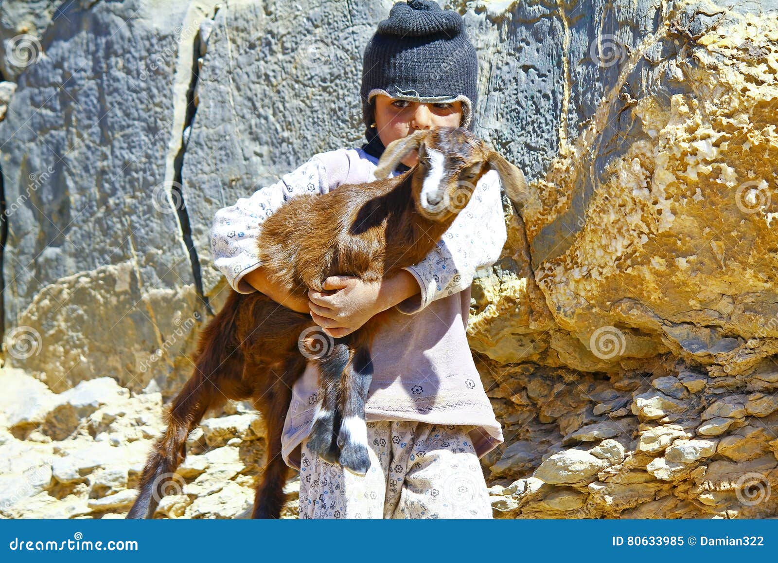 Poor Goat Are In Cage. Stock Photography | CartoonDealer.com #100160342