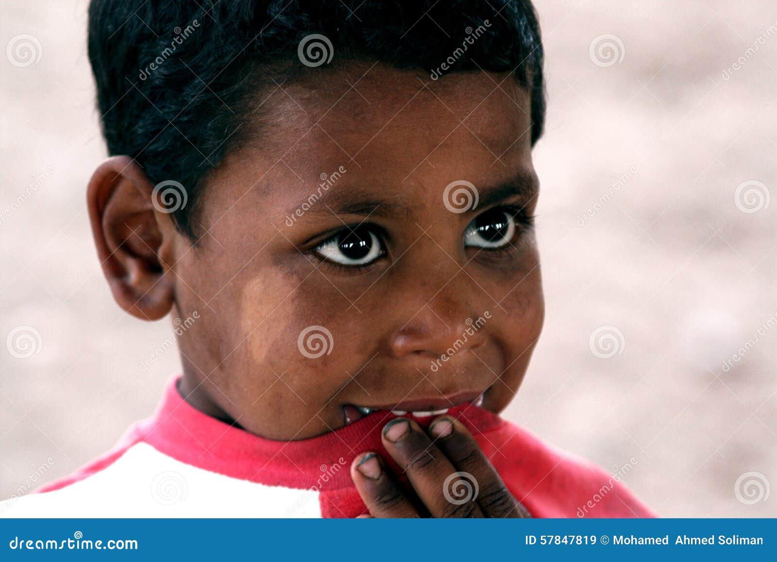 Poor happy boy in egypt editorial stock image. Image of innocent - 57847819
