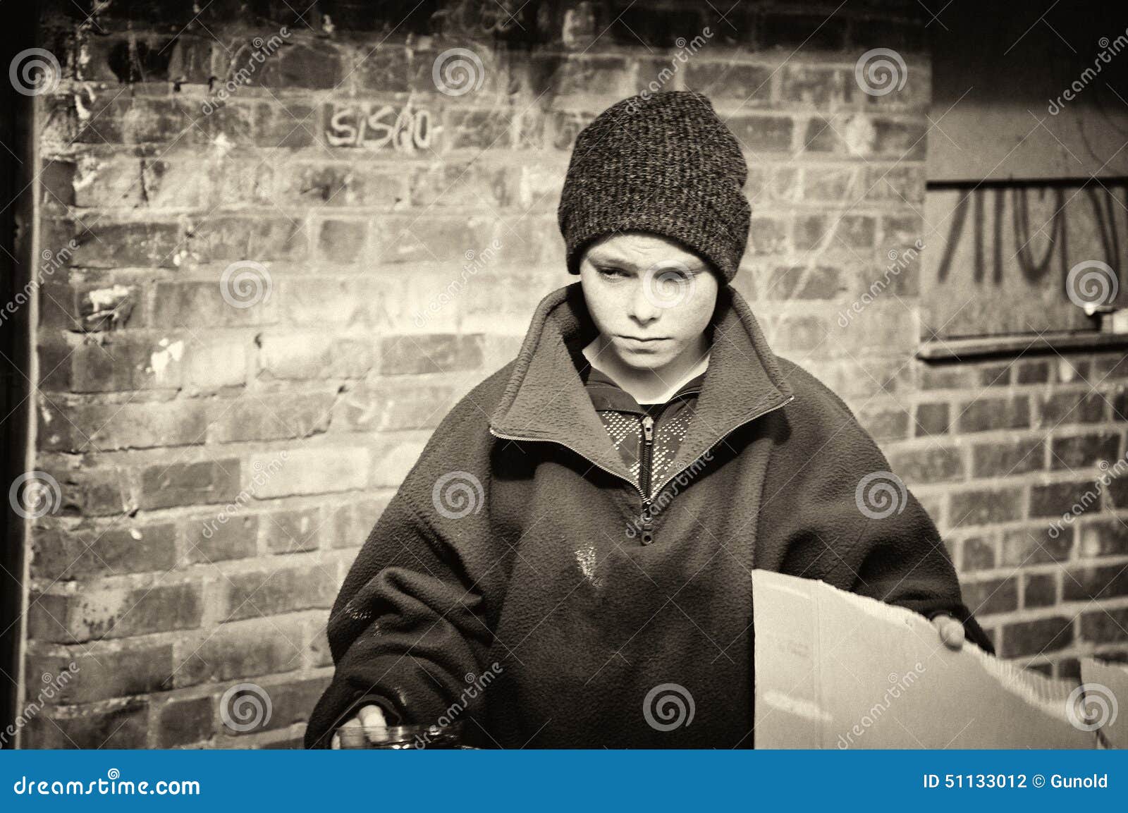 Poor boy stock photo. Image of homelessness, helpless - 51133012