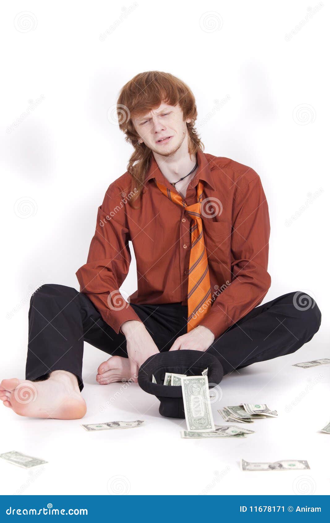 Poor businessman stock image. Image of depression, money - 11678171