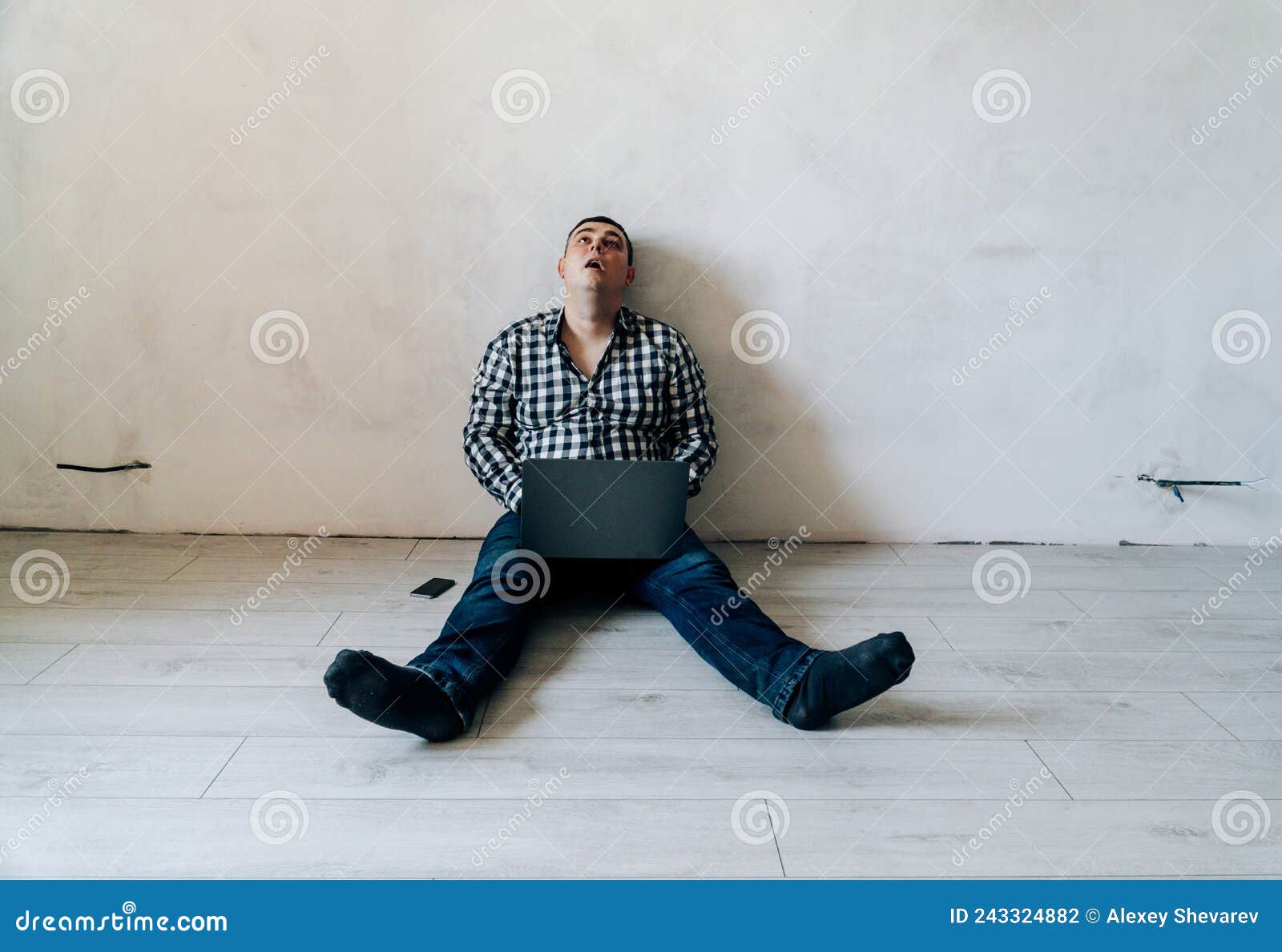 Poor Businessman in the Room, the Ruined Man Stock Photo - Image of ...