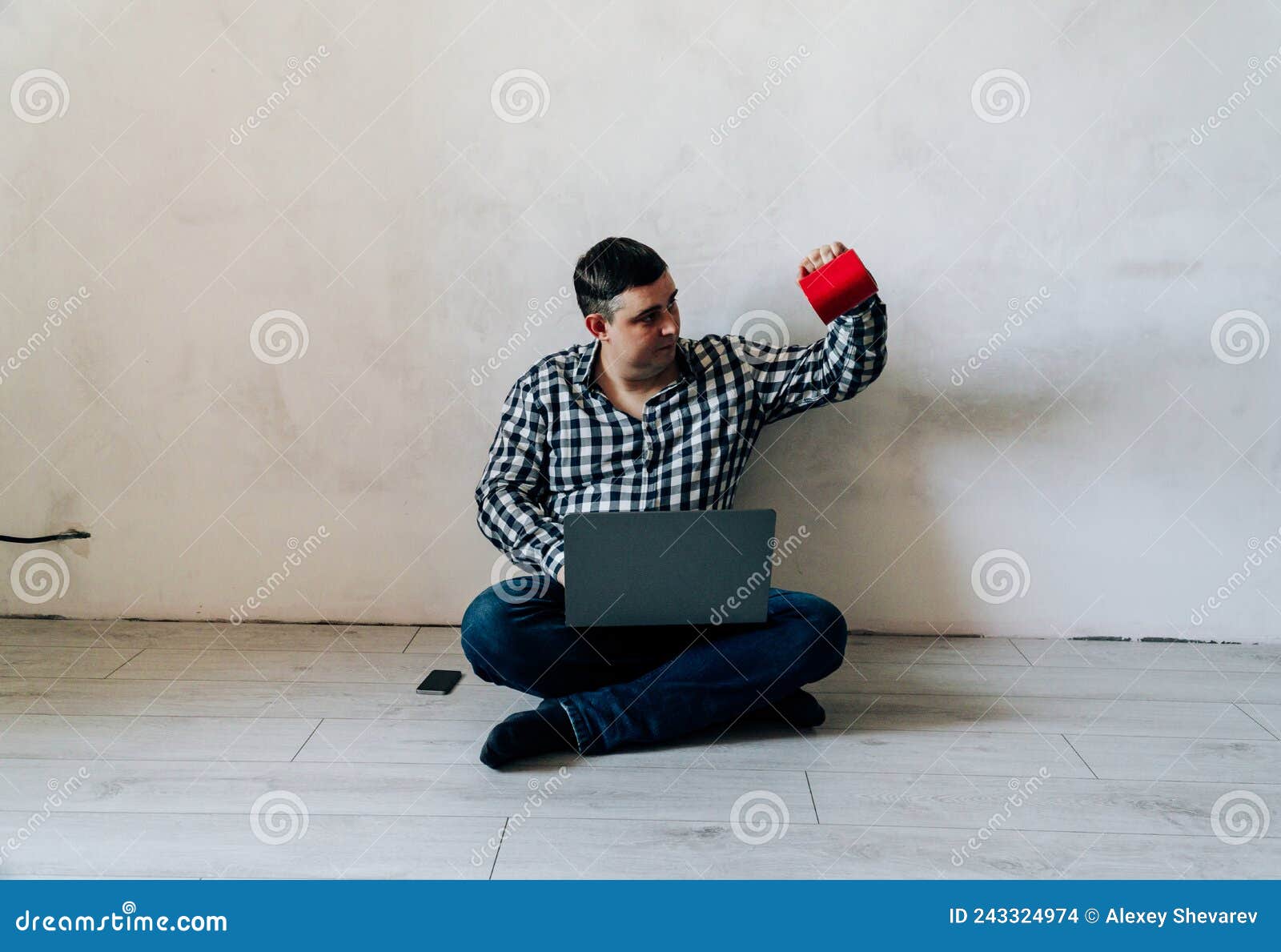 Poor Businessman in the Room, the Ruined Man Stock Photo - Image of ...