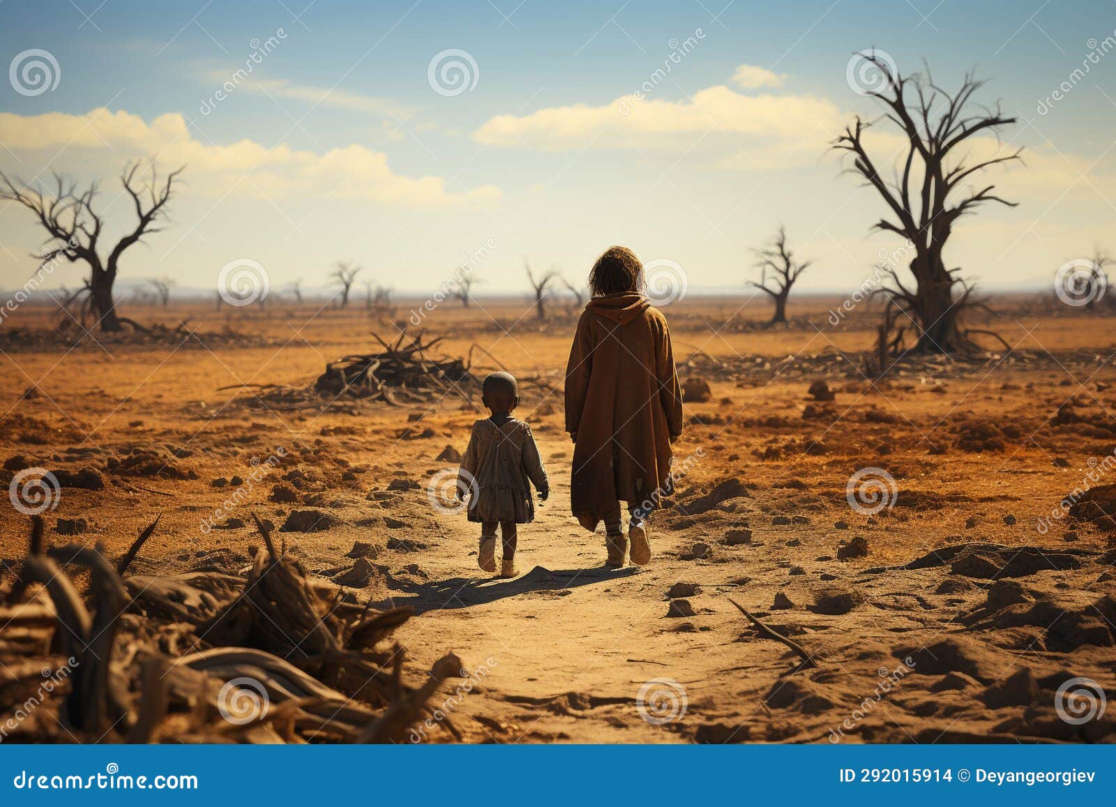 Poor Children Concept. People in Developing Countries Stock ...