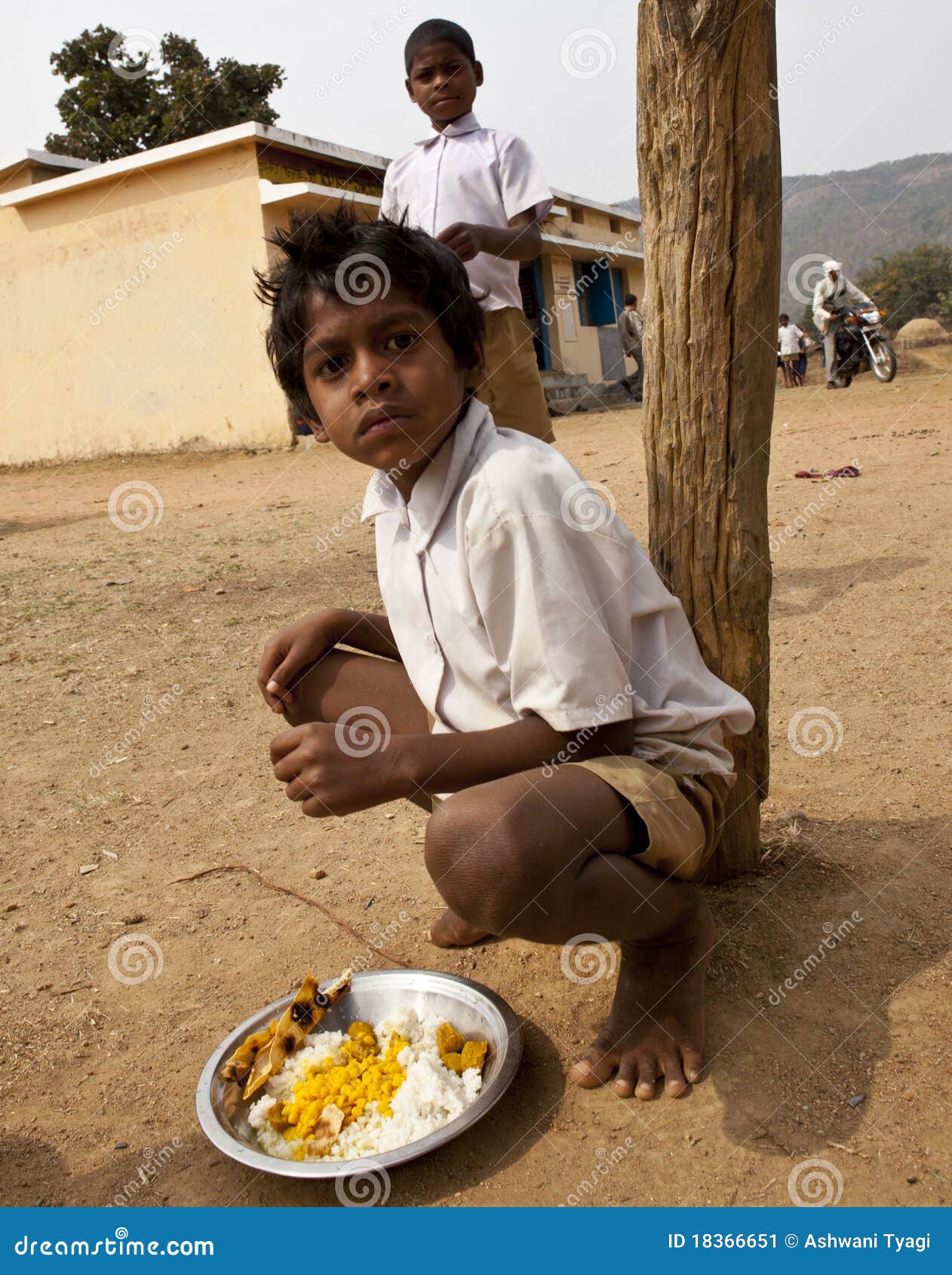 Poor Children in Rural India Editorial Photo - Image of sitting ...
