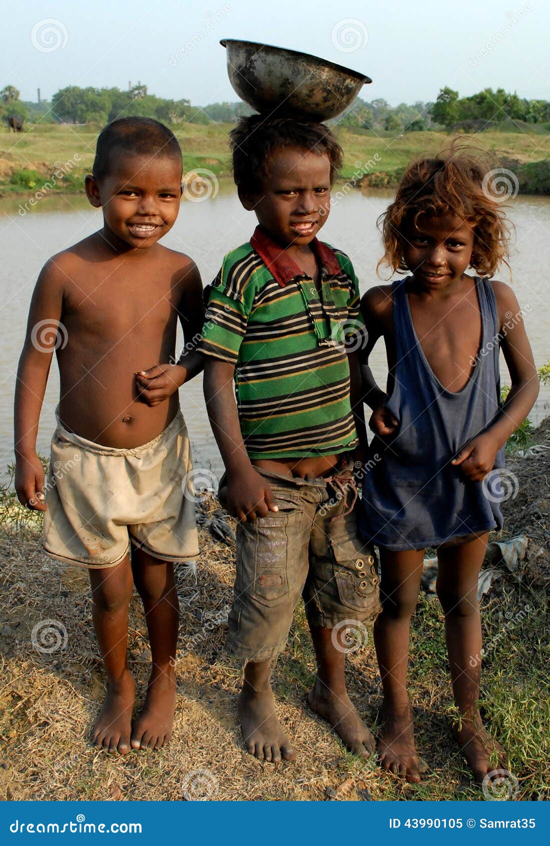 Poor Children Editorial Image - Image: 43990105