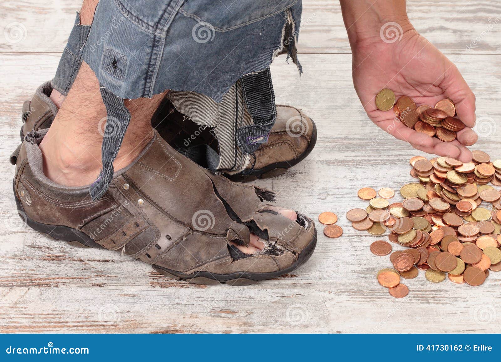 Poor and coins stock photo. Image of poor, concept, poverty - 41730162