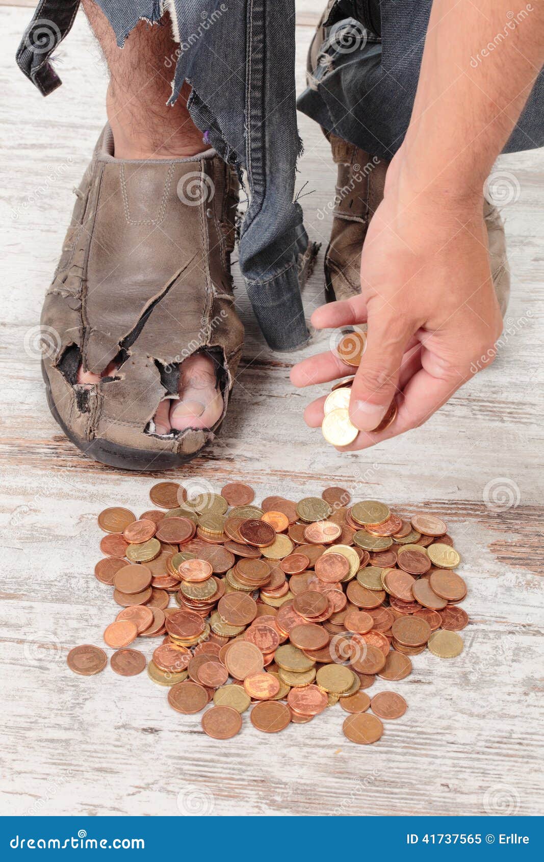 Poor and coins stock image. Image of concept, progress - 41737565