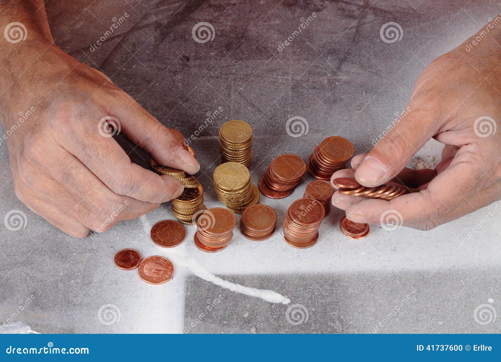 Poor and coins stock photo. Image of coins, progress - 41737600