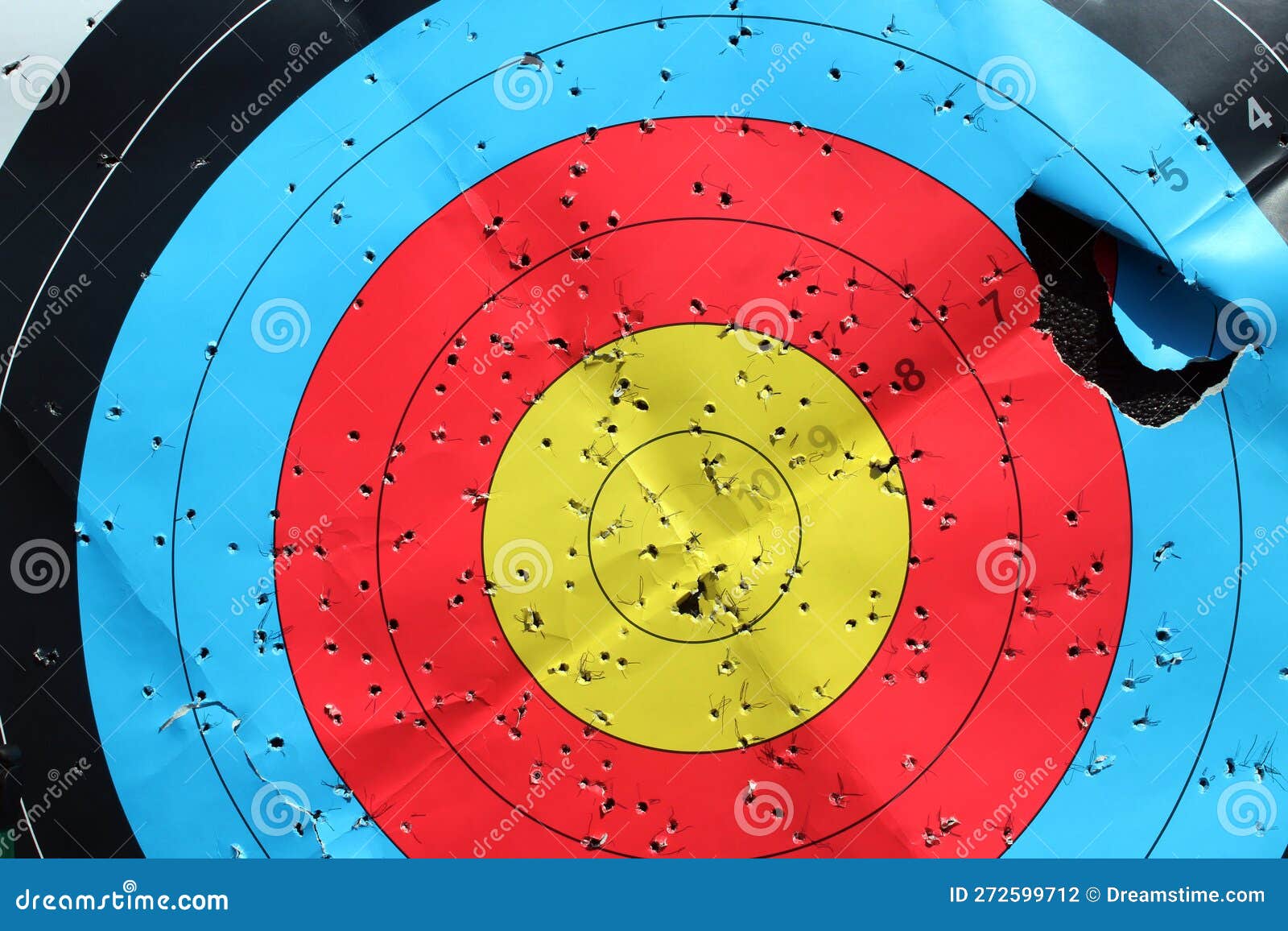 Poor Condition of a Practice Target for the Sport of Archery Stock ...