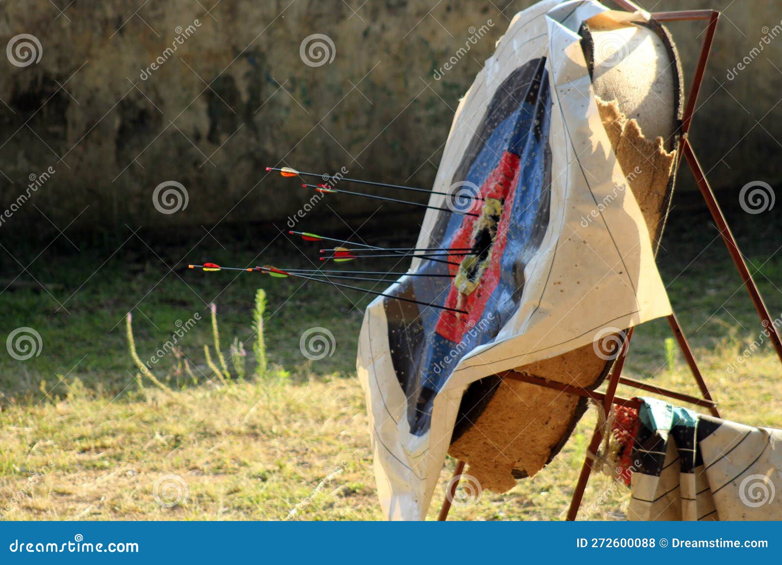 Poor Condition of a Practice Target for the Sport of Archery Stock ...