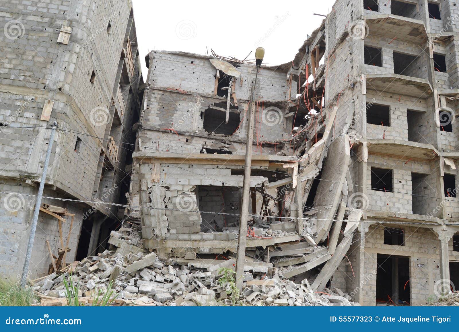 POOR CONSTRUCTION editorial stock photo. Image of studies - 55577323