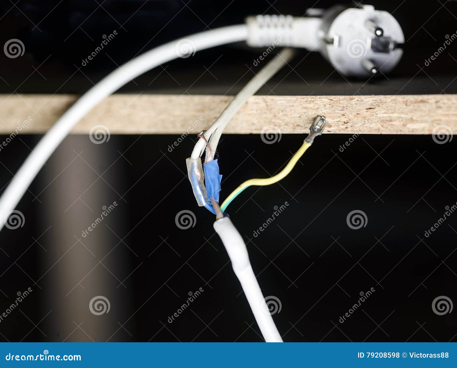 Poor Electrical Connection stock photo. Image of cable - 79208598
