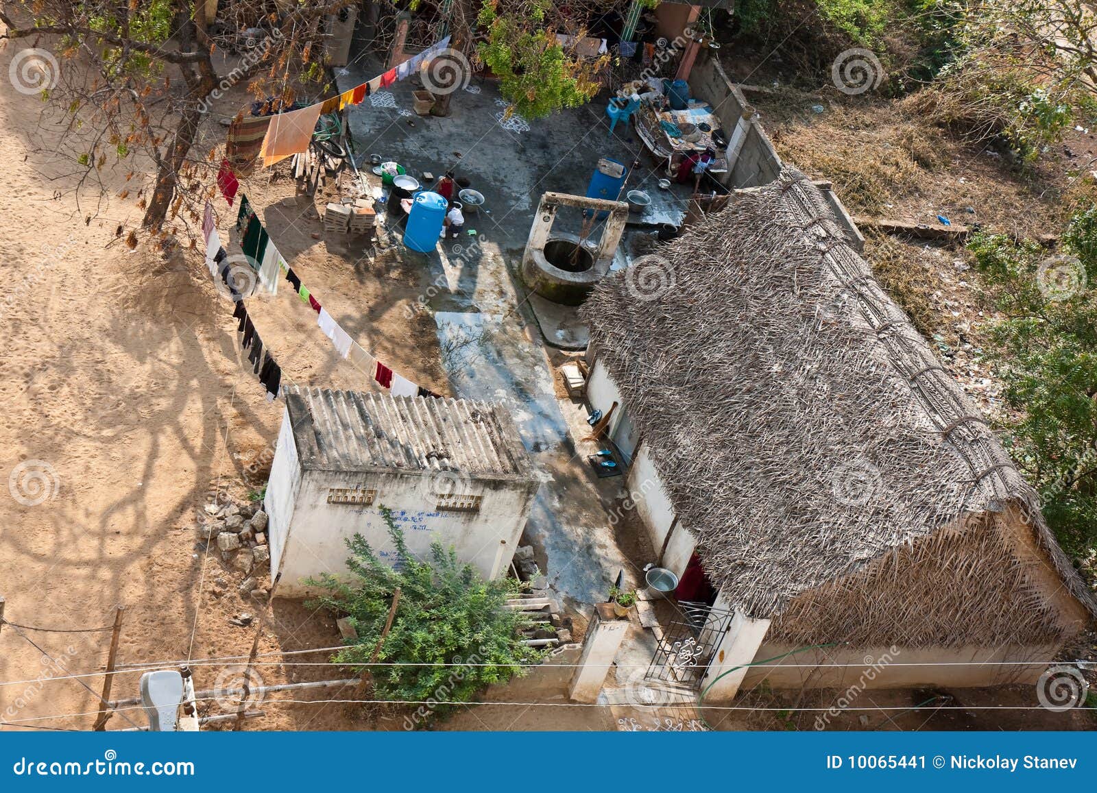 Poor Family House in India stock image. Image of filth - 10065441