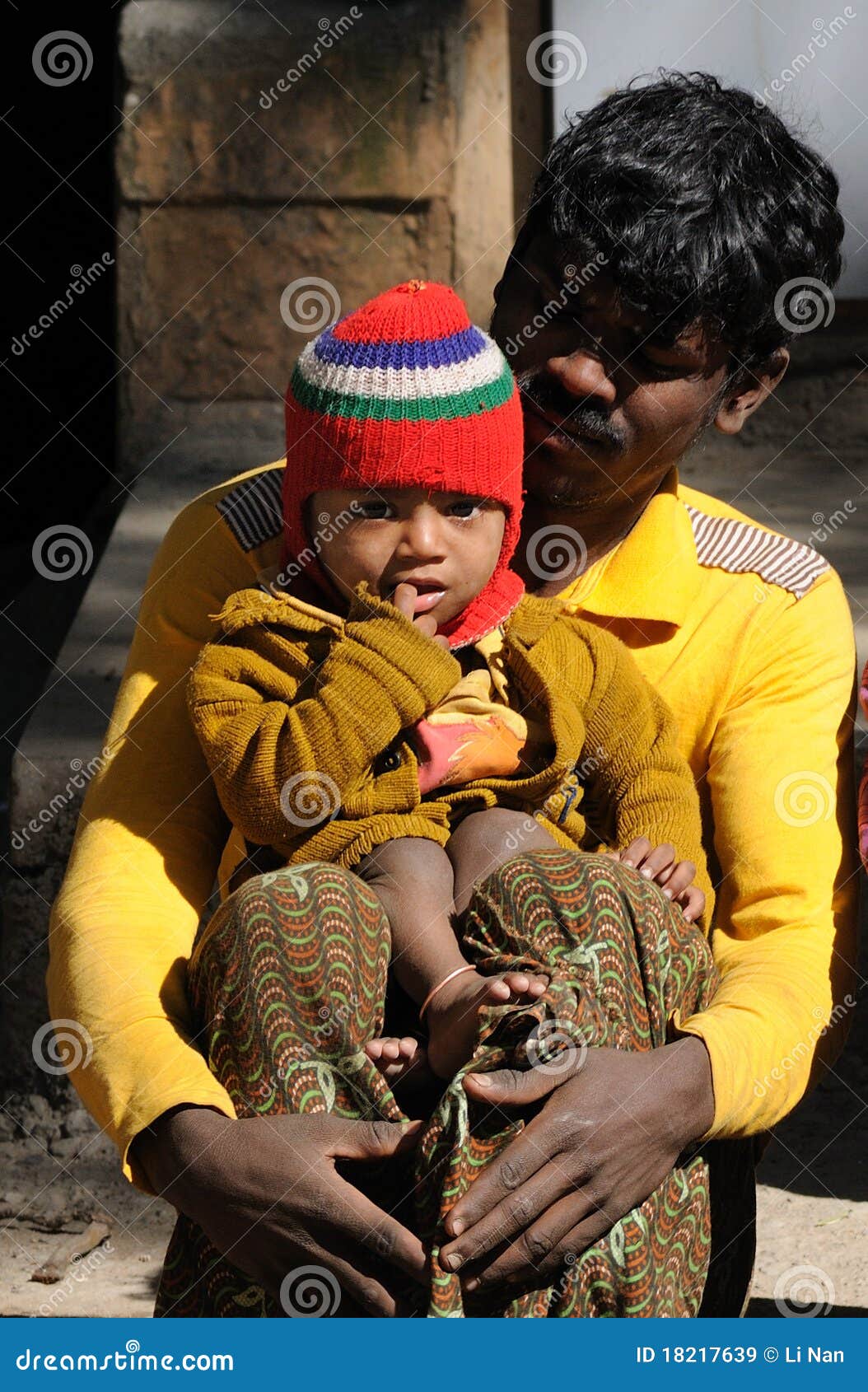 A Poor Family in Slum with Happy Life Editorial Stock Image - Image of ...