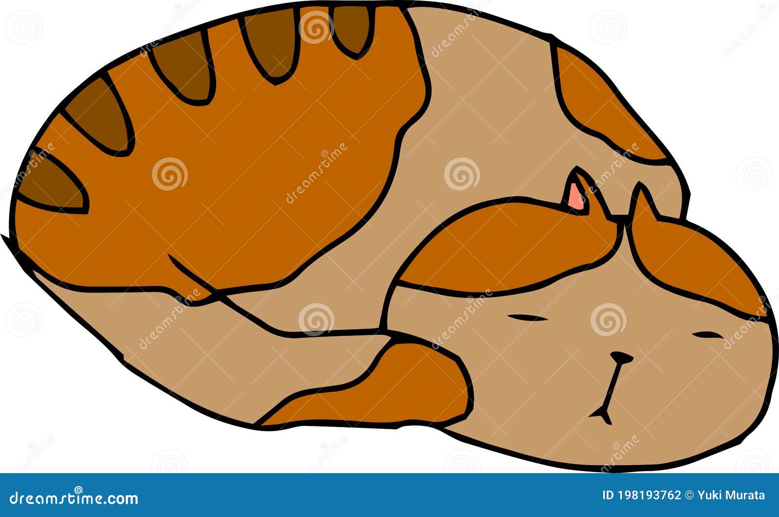 Poor Hand-painted Cute Cat Illustration Stock Vector - Illustration of ...