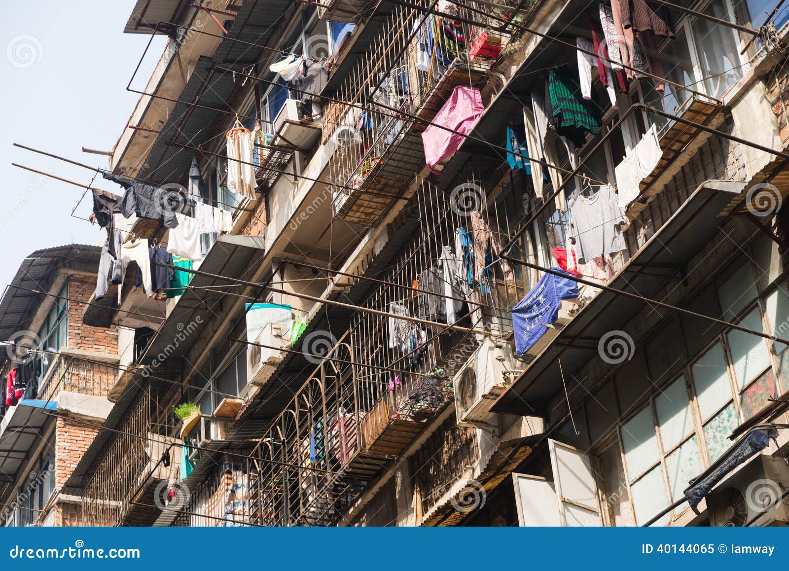Poor Home in China, Wuhan District Stock Image - Image of poverty, city ...