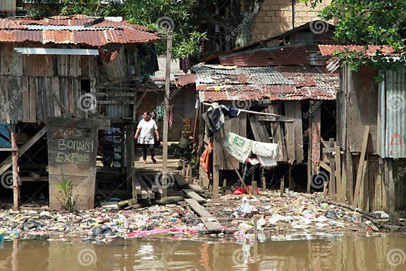 Poor houses editorial image. Image of sorong, wooden - 24251725