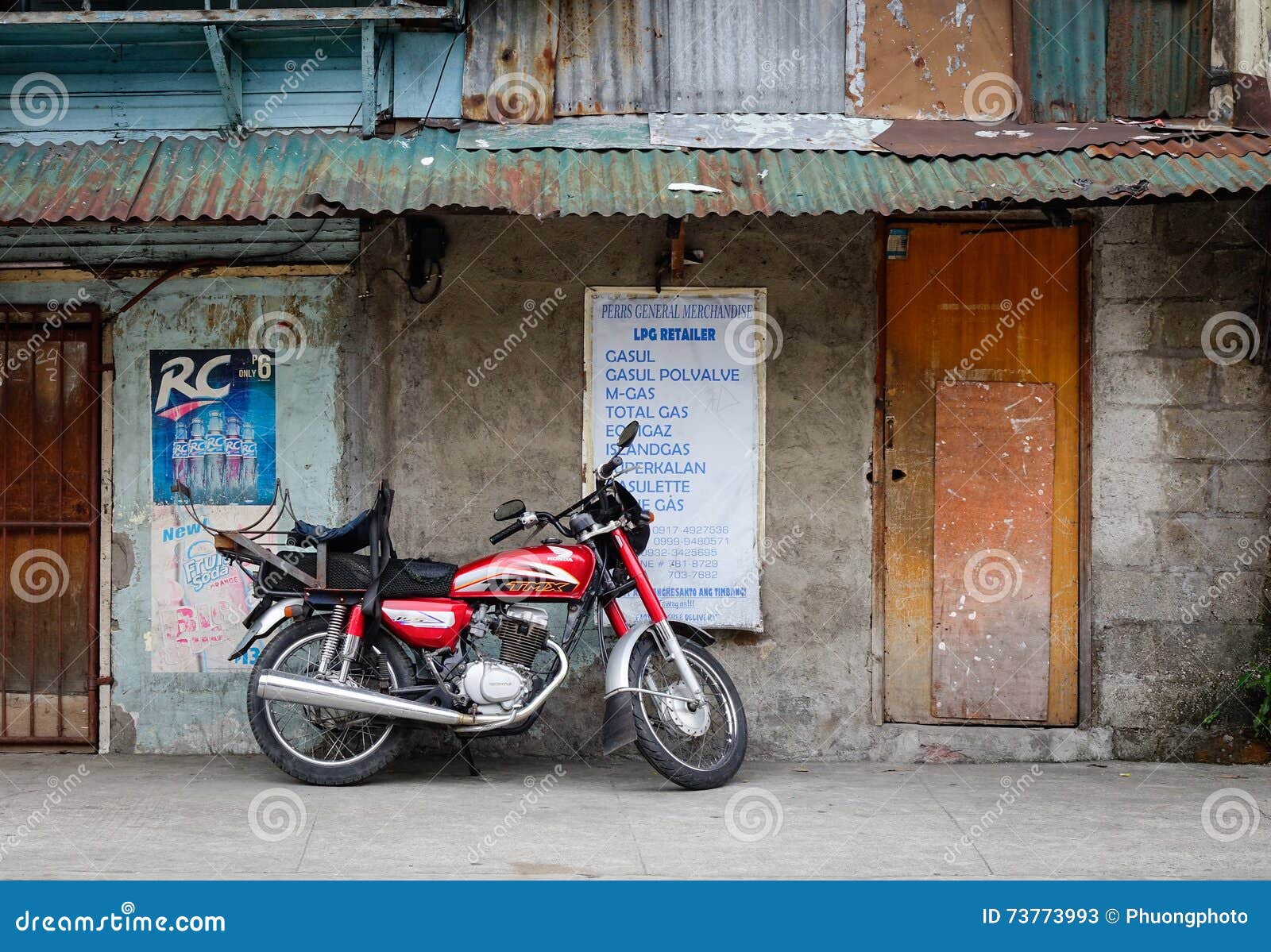 Old Houses At Baclaran Town In Manila, Philippines Editorial Image ...