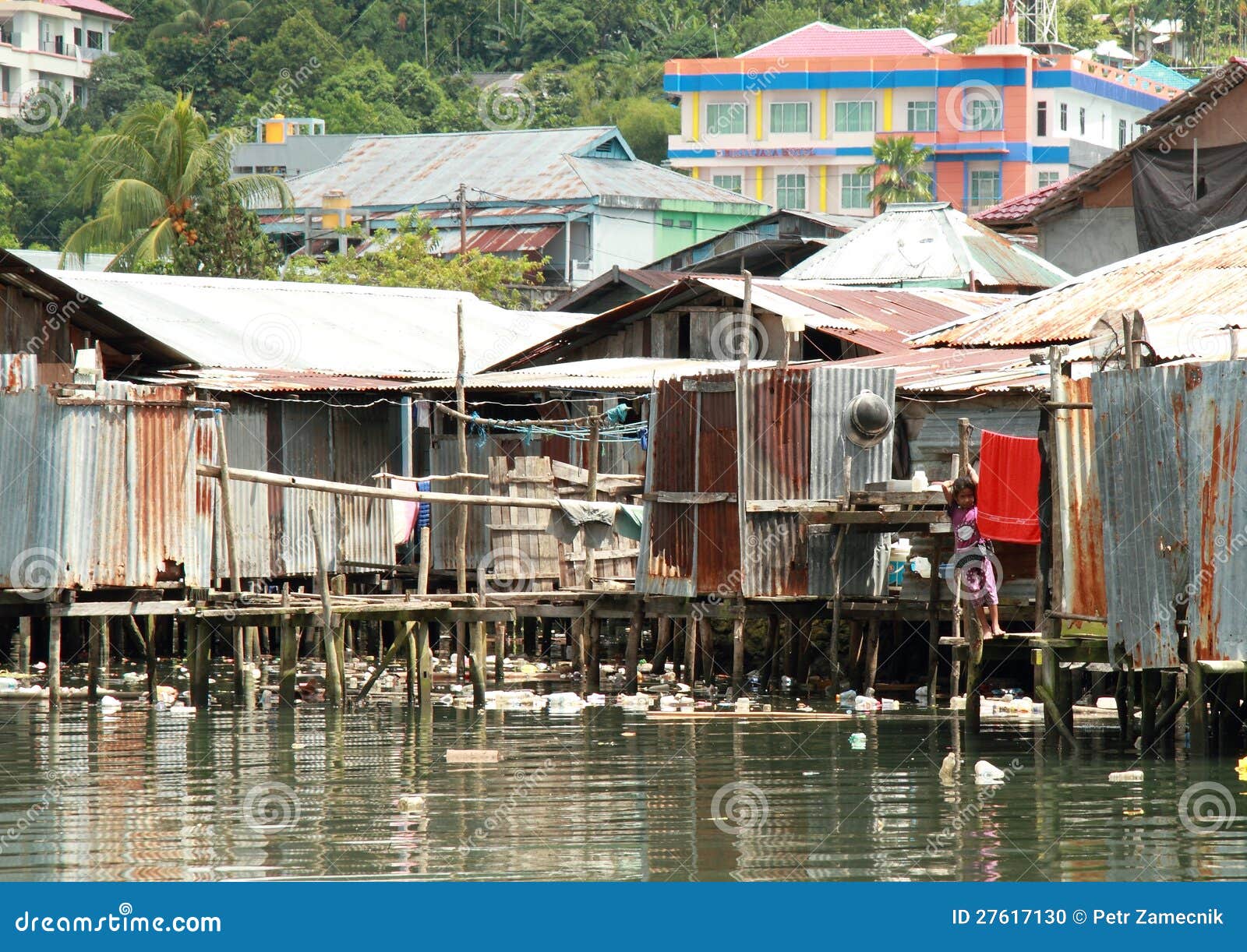 Poor Houses Of East Dagon, Yangon, Myanmar Stock Image | CartoonDealer ...