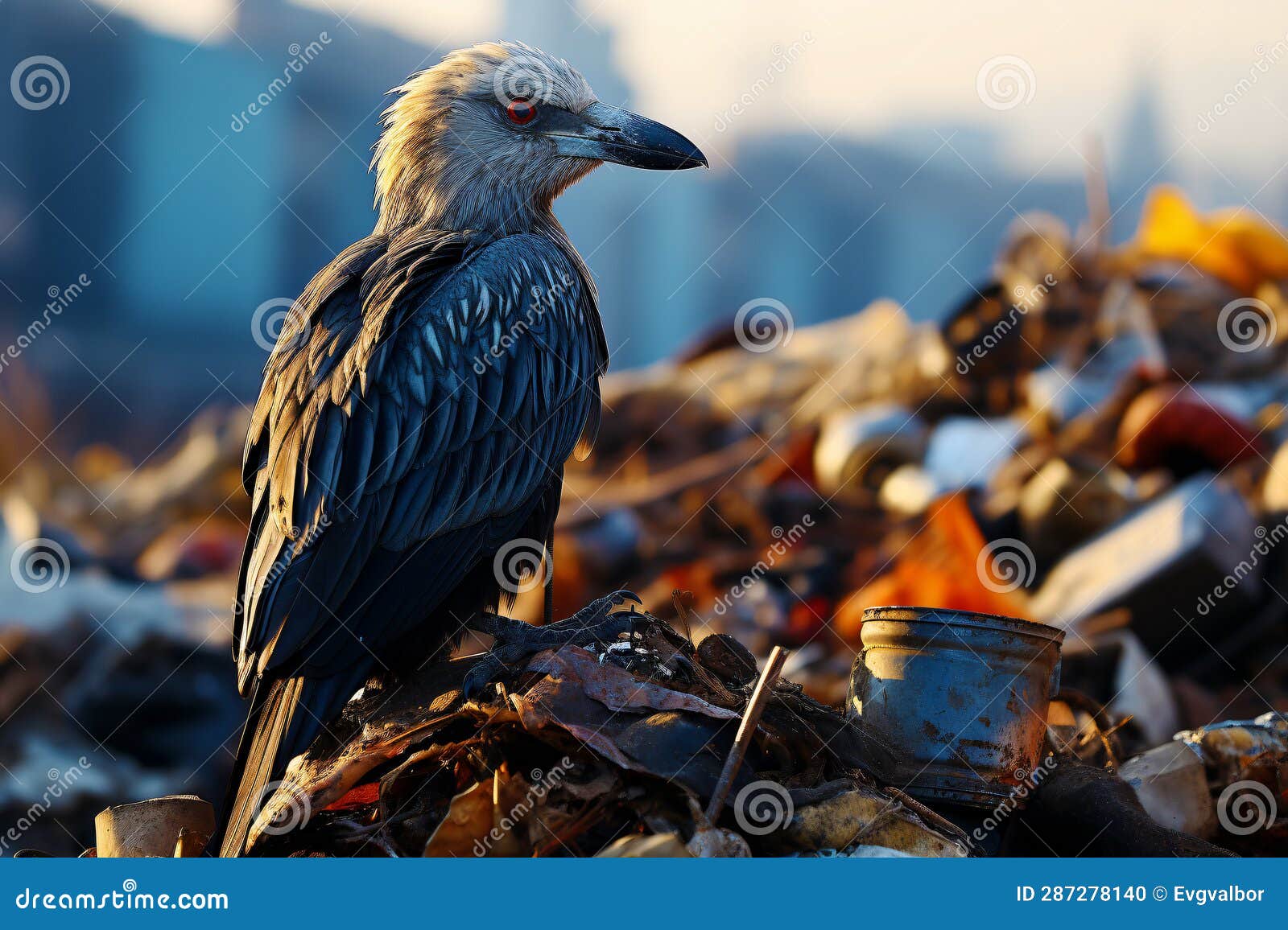 A Poor and Hungry Bird in a Garbage Dump. the Problem of Ecology and ...