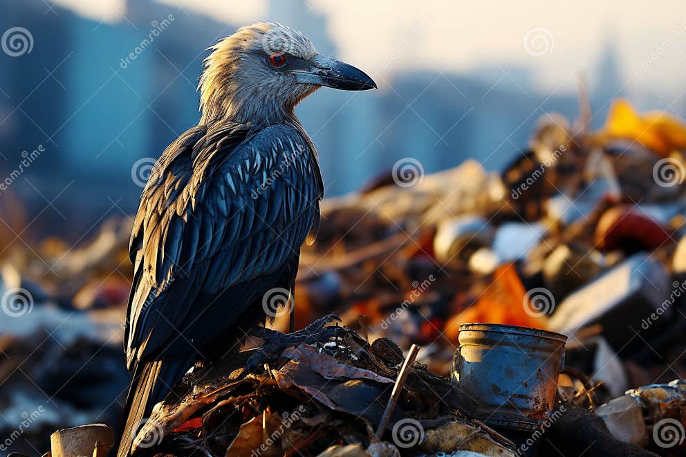A Poor and Hungry Bird in a Garbage Dump. the Problem of Ecology and ...