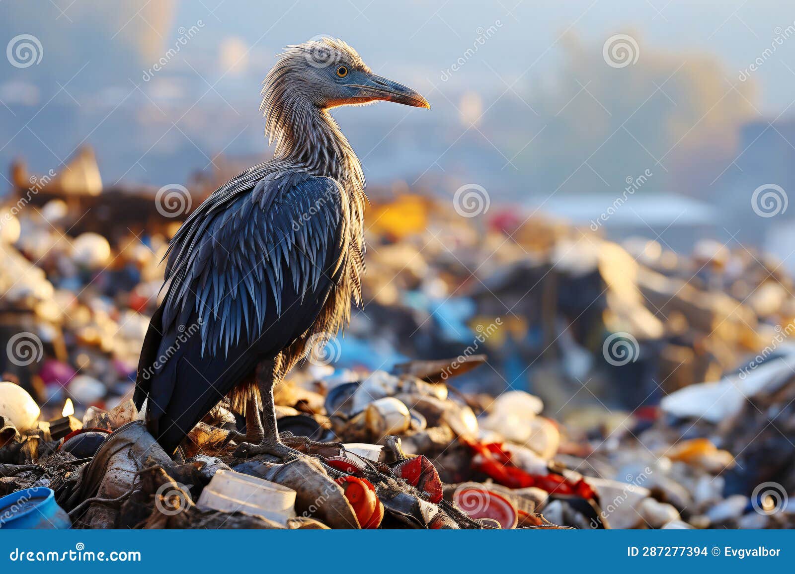 A Poor and Hungry Bird in a Garbage Dump. the Problem of Ecology and ...