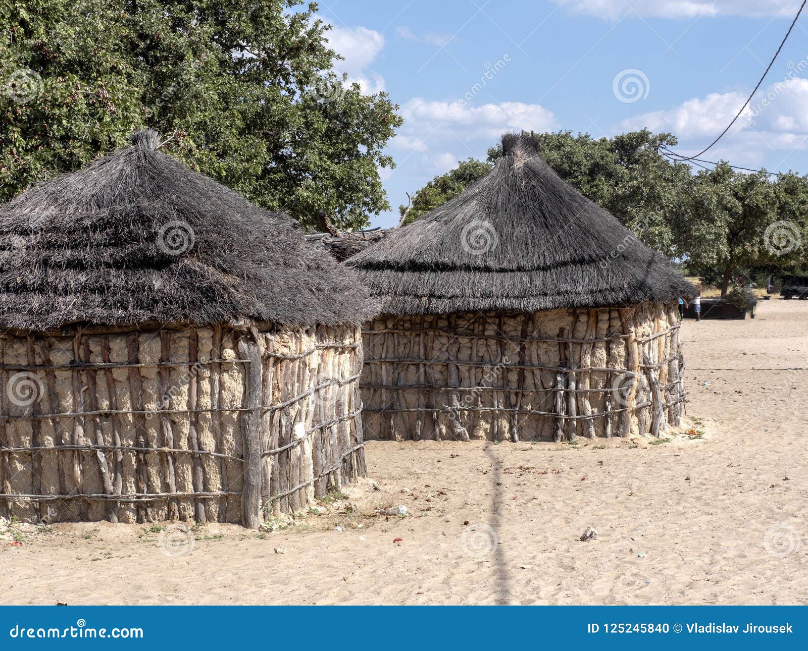 Poor Hut of the Natives,, Damaraland, Namibia Editorial Image - Image ...