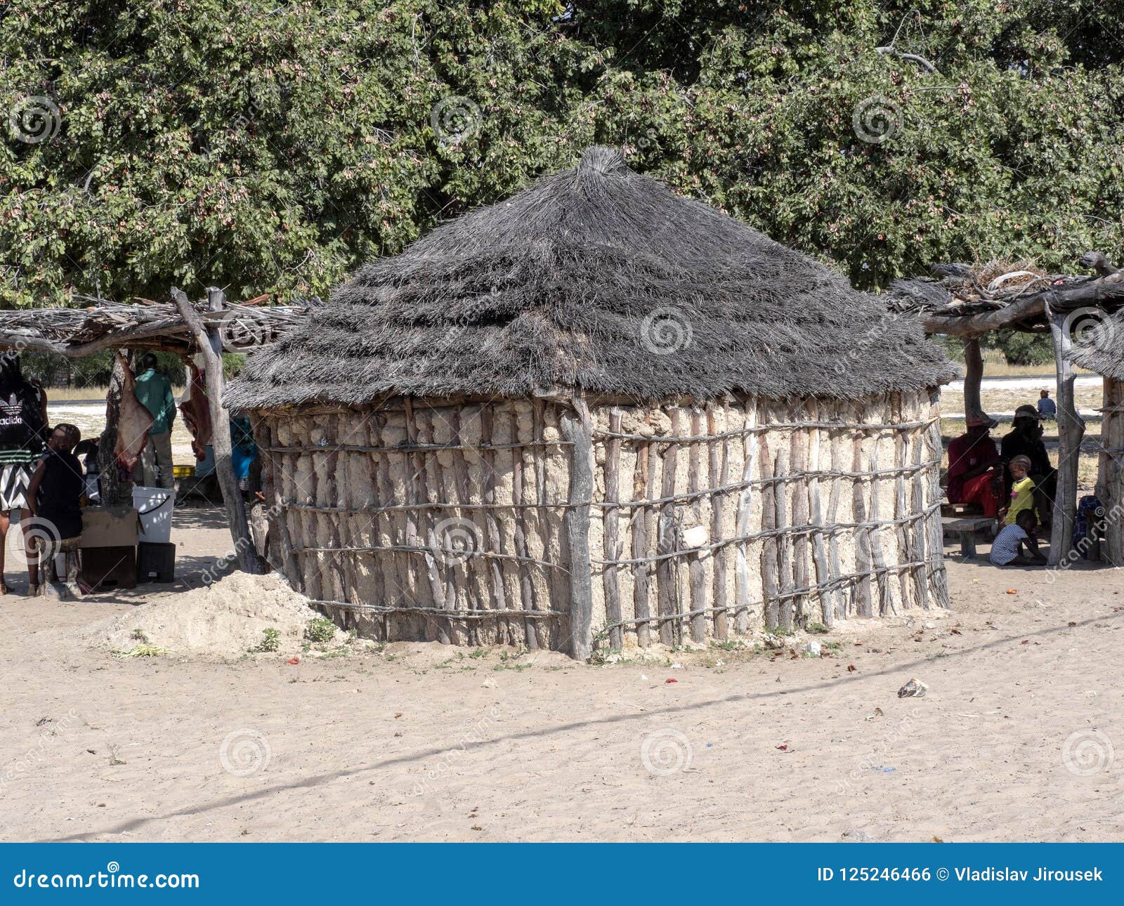 Poor Hut of the Natives,, Damaraland, Namibia Editorial Photo - Image ...