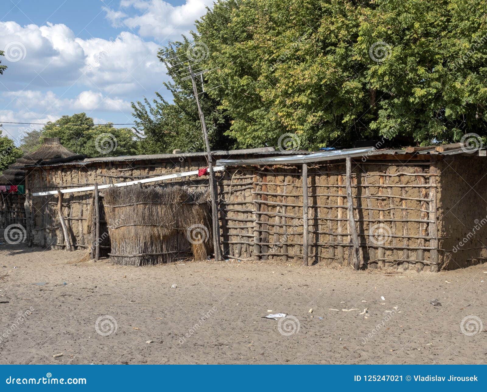 Poor Hut of the Natives,, Damaraland, Namibia Editorial Photo - Image ...