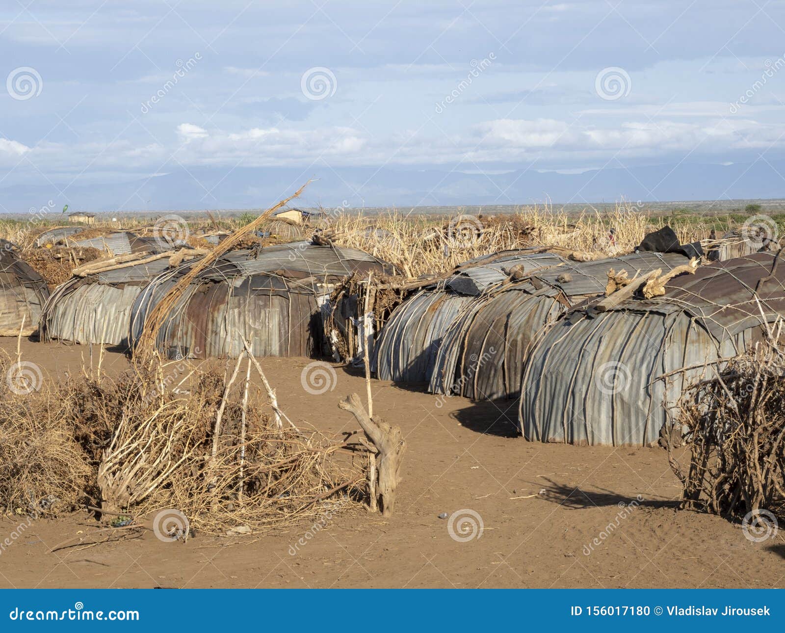 Poor Huts Of The Natives, Indonesian Poor House. Stock Image ...