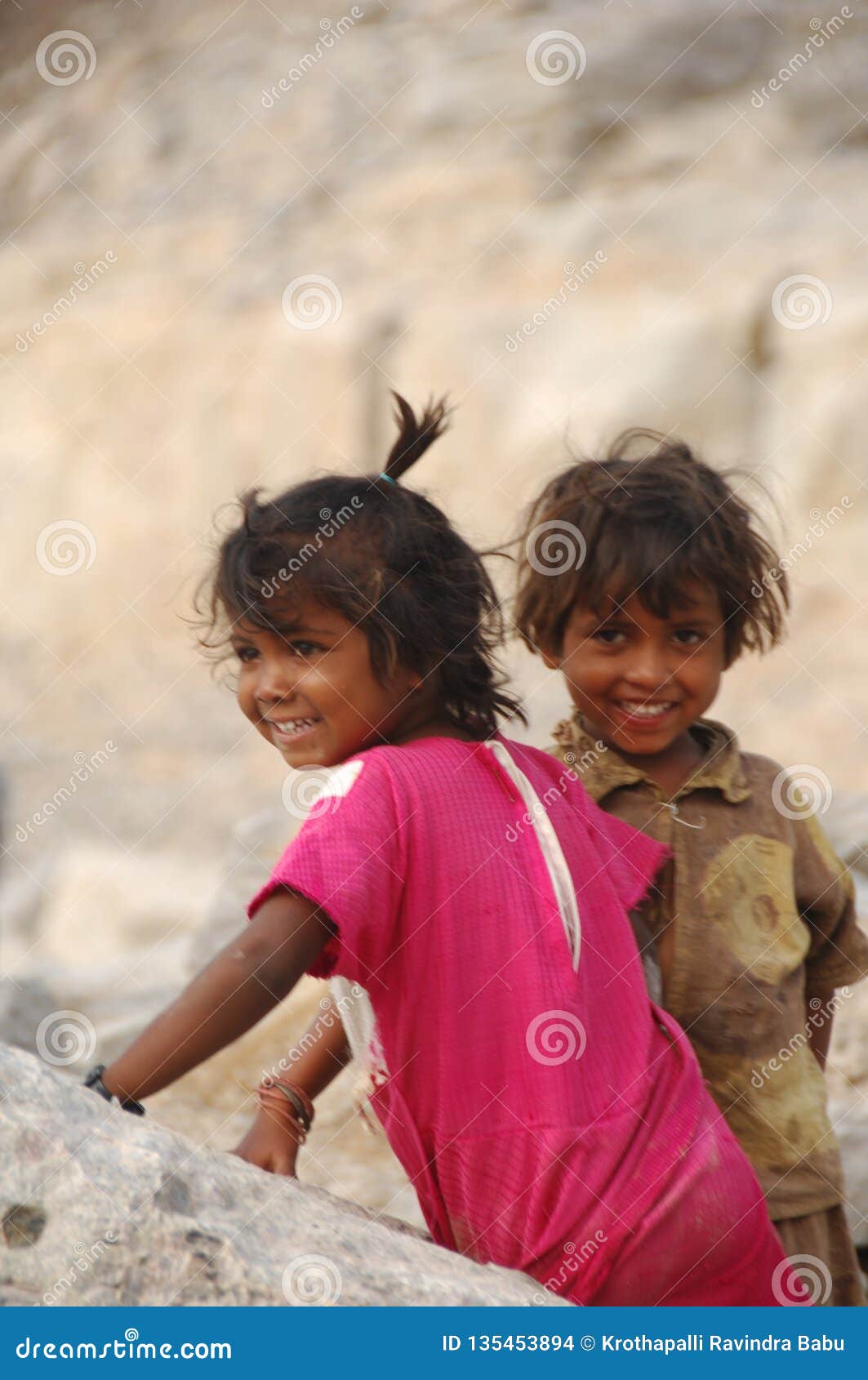 Poor Innocent Kid in India editorial stock image. Image of kids - 135453894