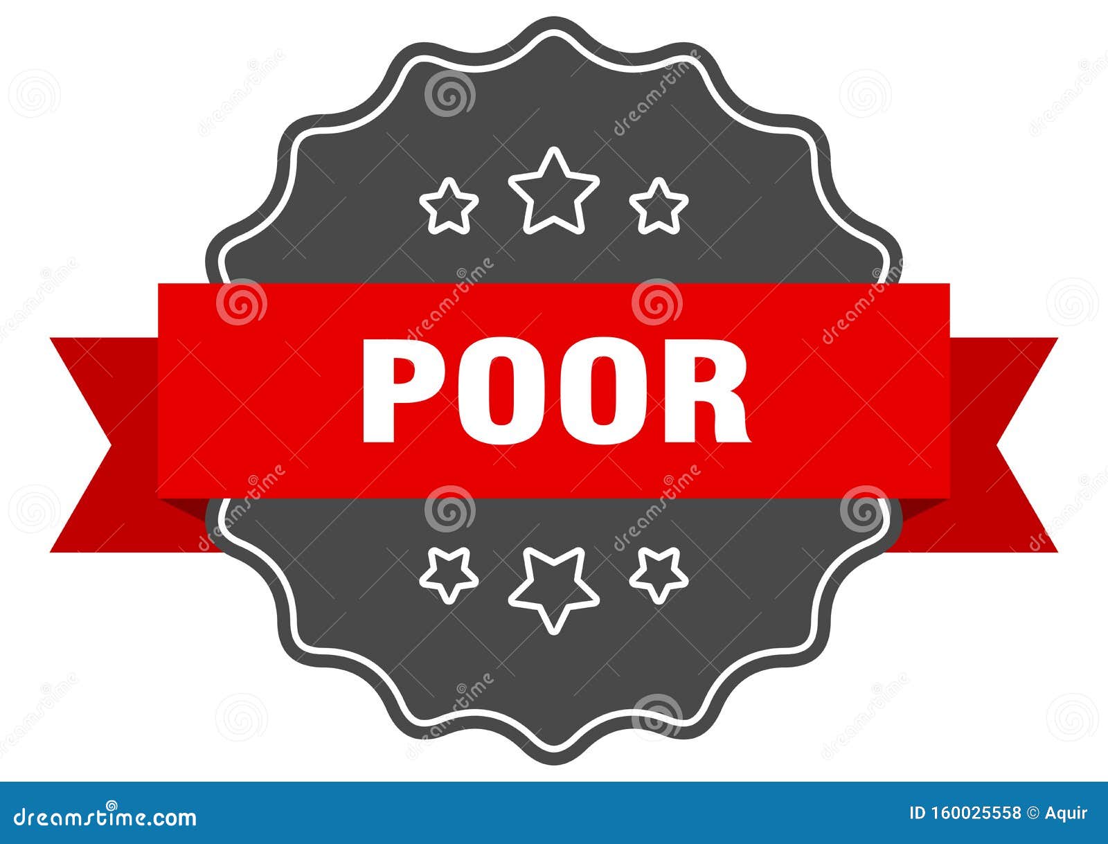 Poor label stock vector. Illustration of peeler, black - 160025558