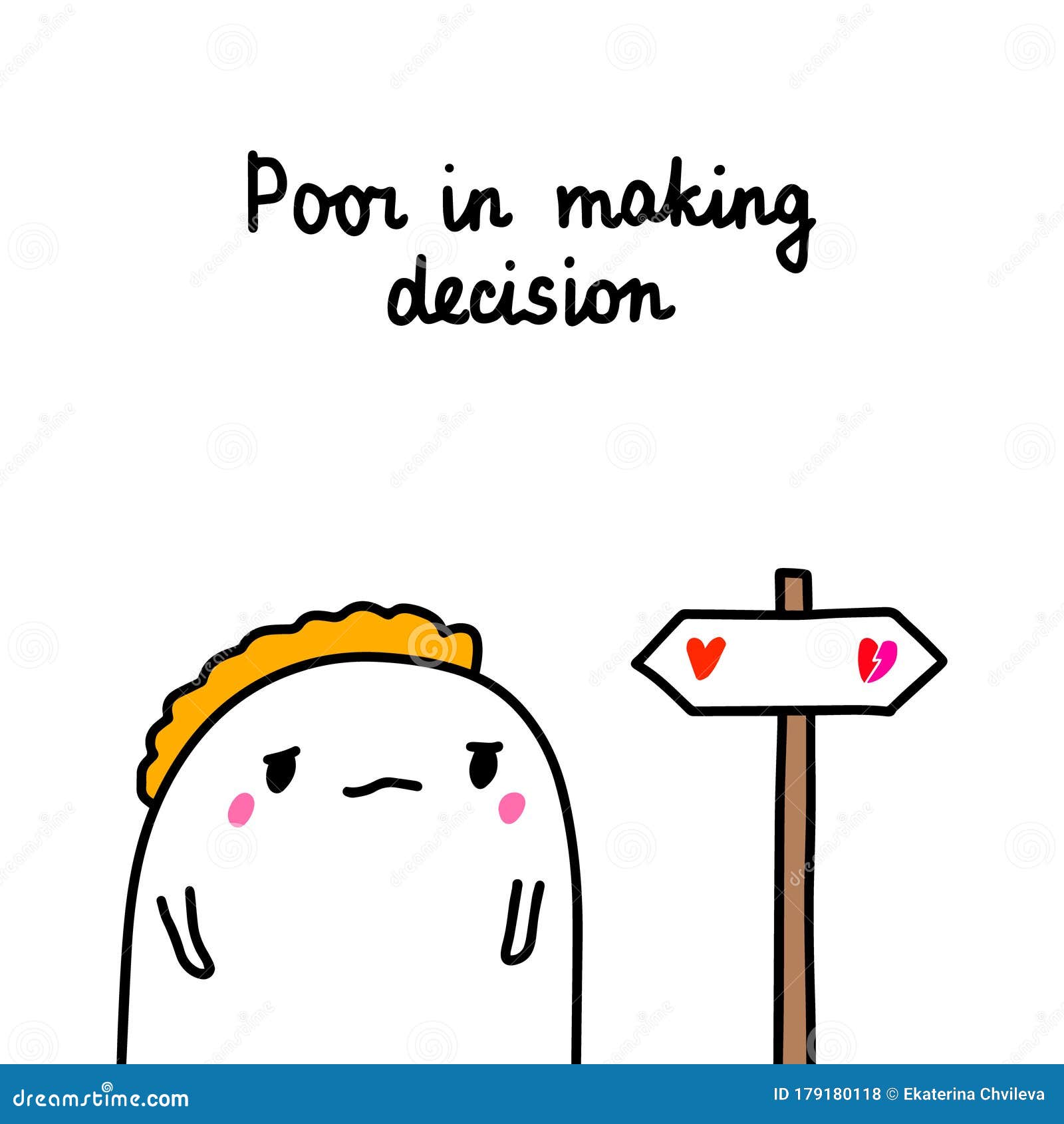 Poor in Making Decisions Bipolar Disorder Symptom Man Expressive ...