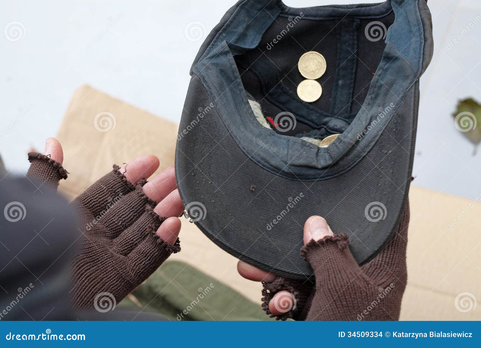 Poor man asking for alms stock photo. Image of junk, hold - 34509334