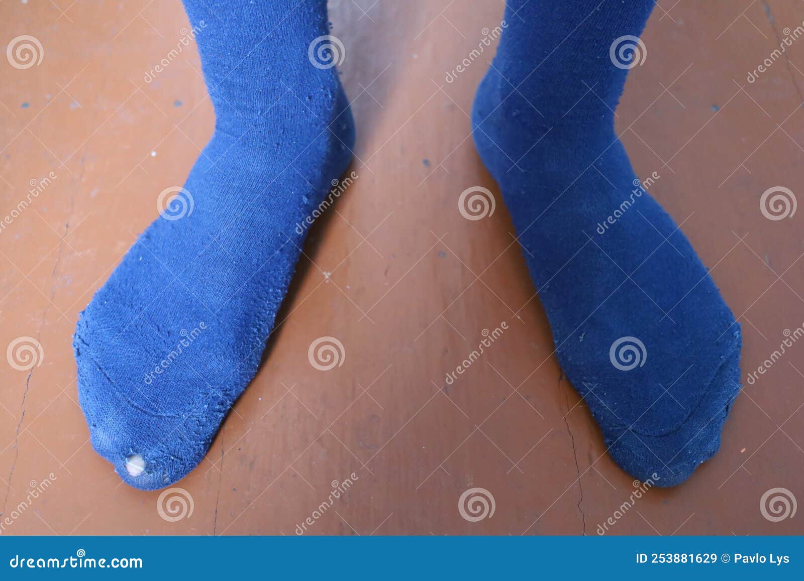 The poor man in torn socks stock image. Image of shabby - 253881629