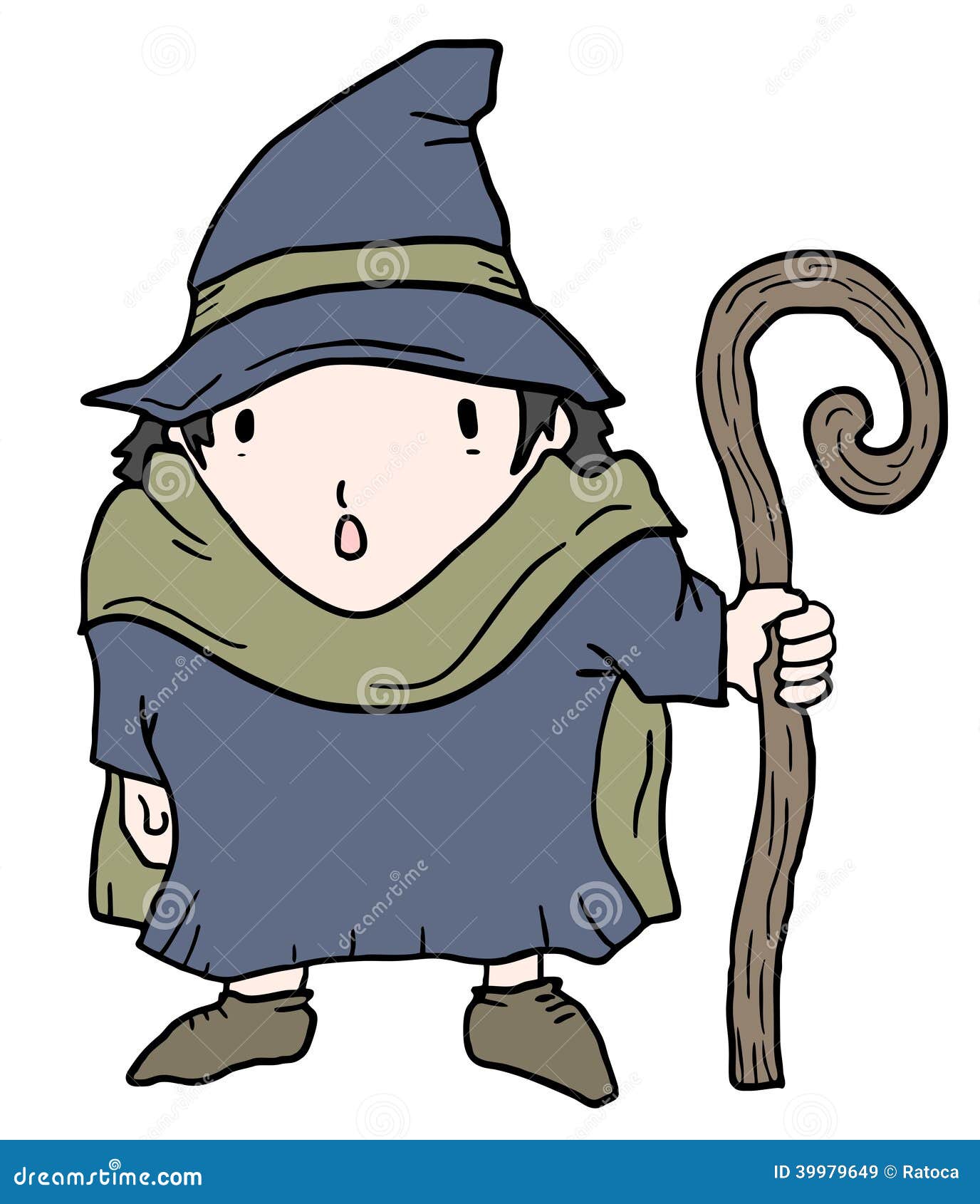 Poor Olf Man In Medieval Cartoon Character | CartoonDealer.com #231277457