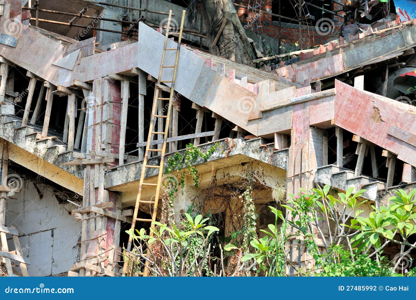 Poor and No Professional Construction Working Stock Photo - Image of ...