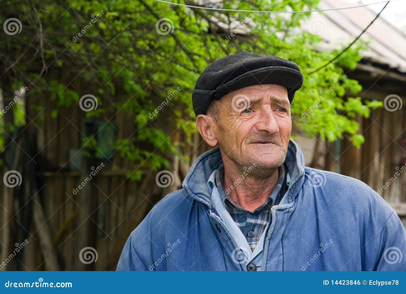 Poor old man stock photo. Image of gray, daytime, thoughtful - 14423846
