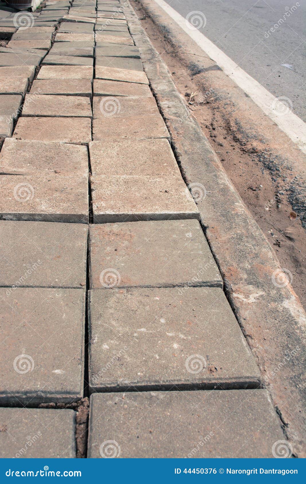 Poor pathway stock photo. Image of construction, paver - 44450376