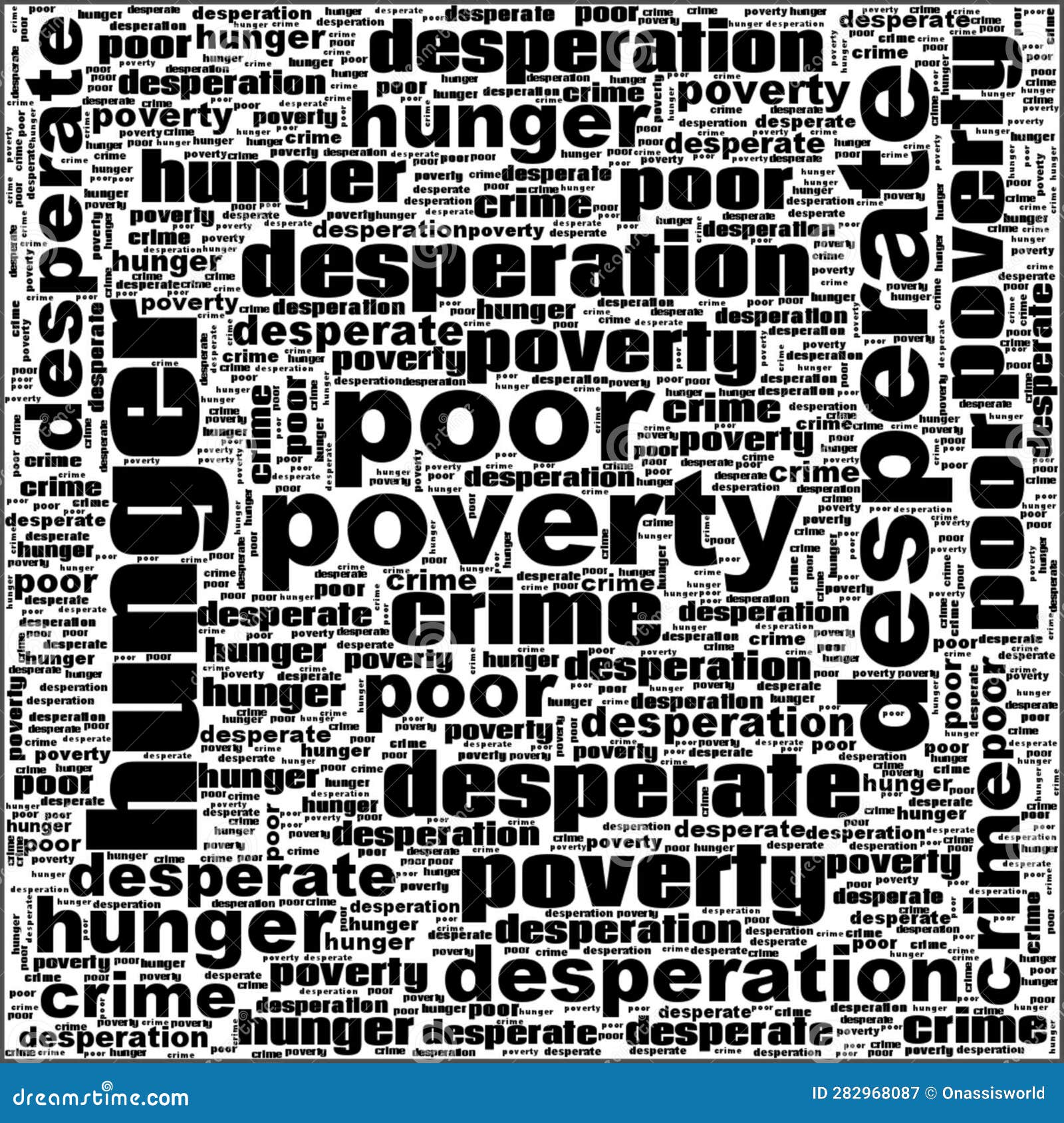Poor Poverty Hunger Text Abstract Illustration Header Background Stock ...