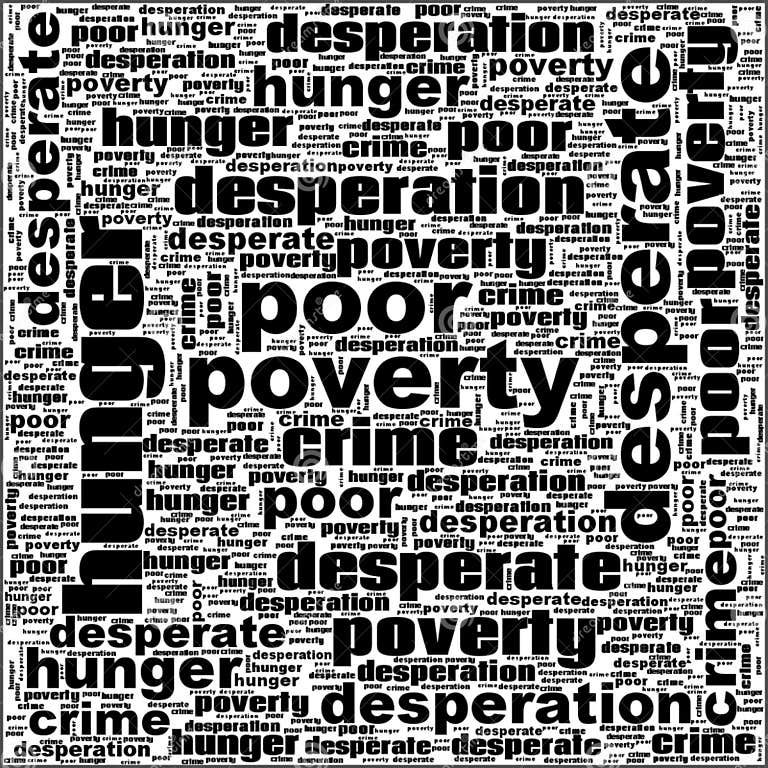 Poor Poverty Hunger Text Abstract Illustration Header Background Stock ...
