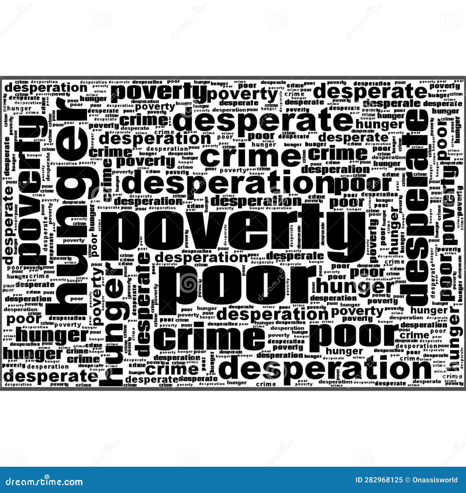 Poor Poverty Hunger Text Abstract Illustration Header Background Stock ...