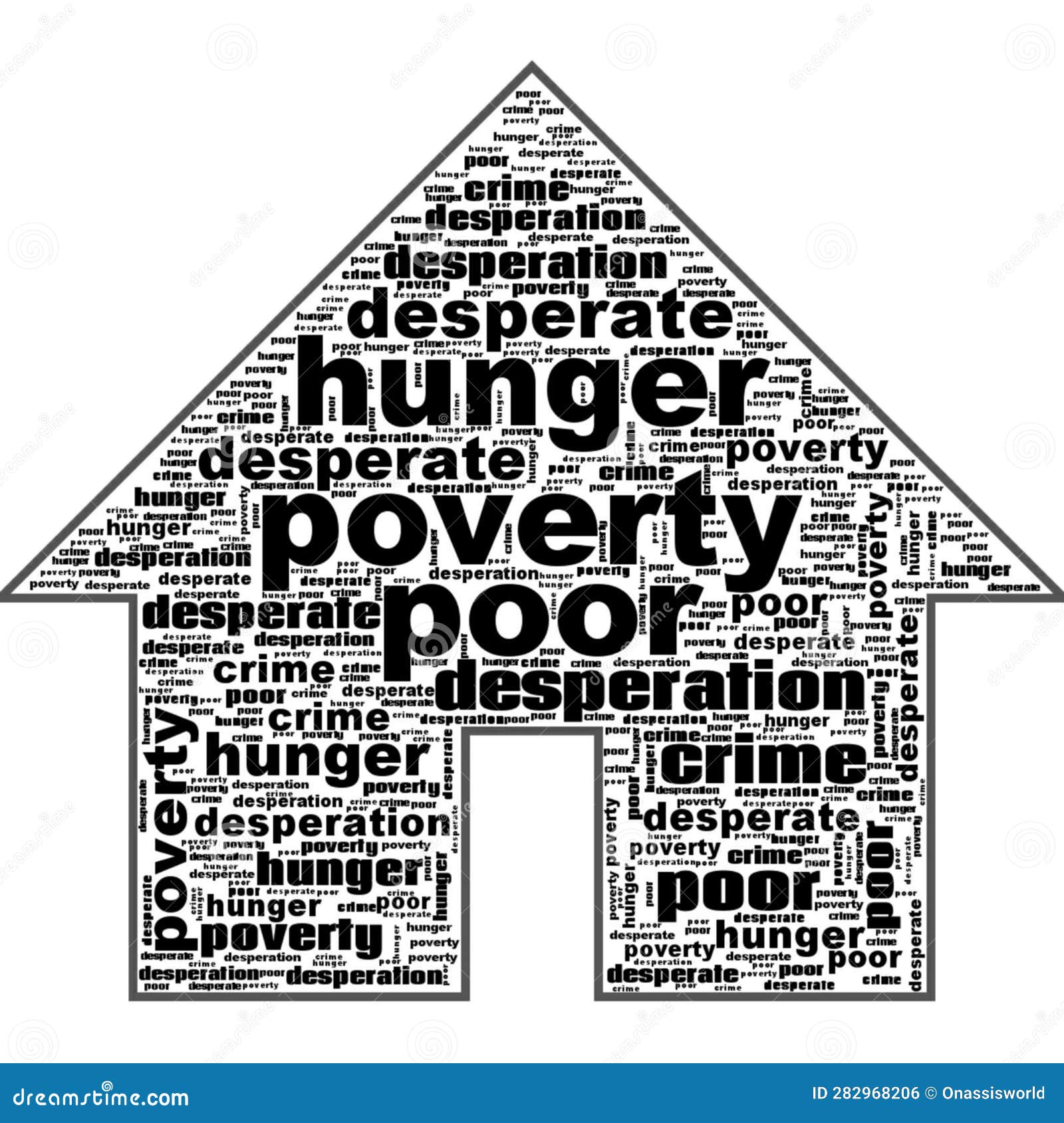Poor Poverty Hunger Text Abstract Illustration Header Background Stock ...