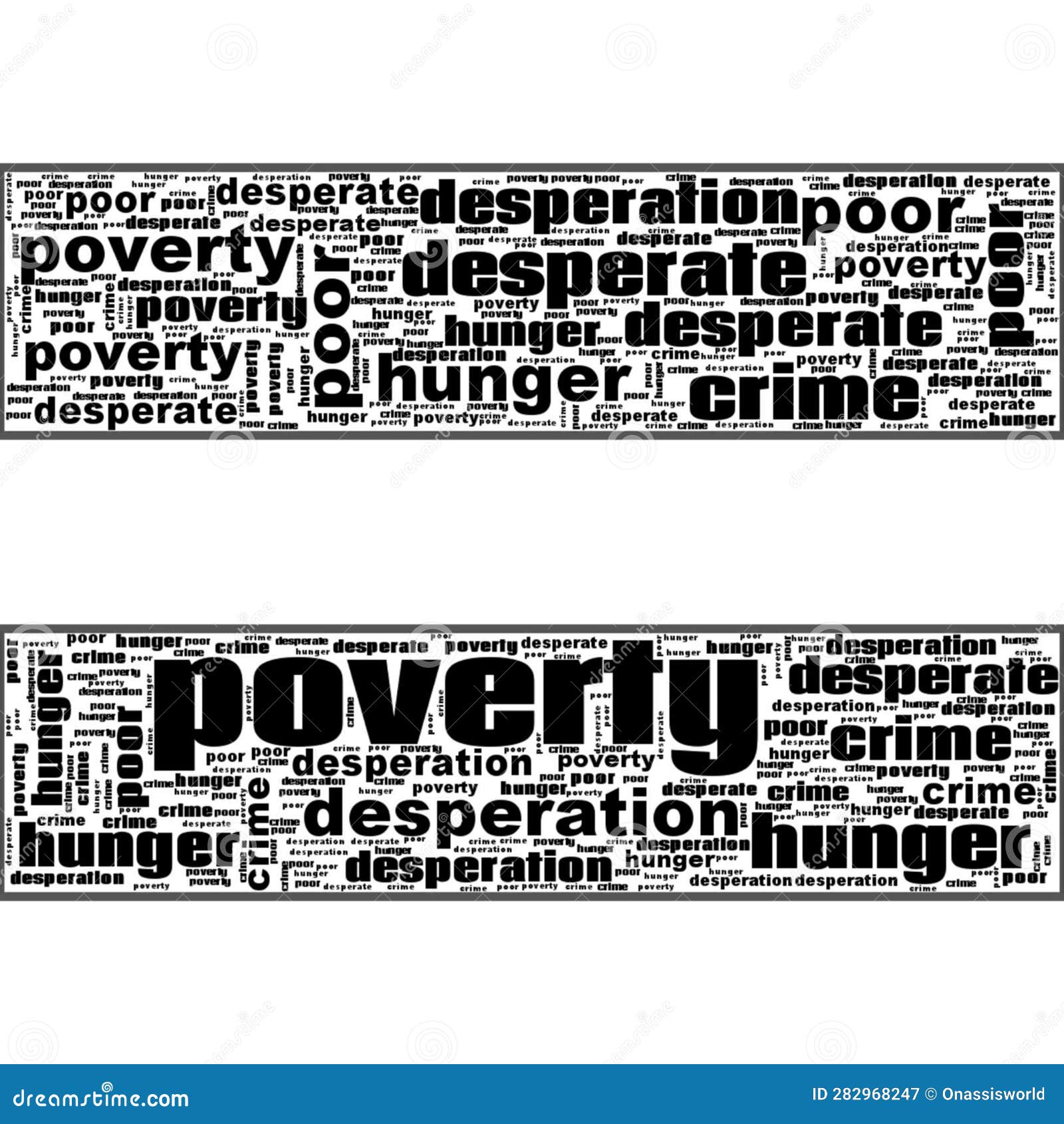 Poor Poverty Hunger Text Abstract Illustration Header Background Stock ...