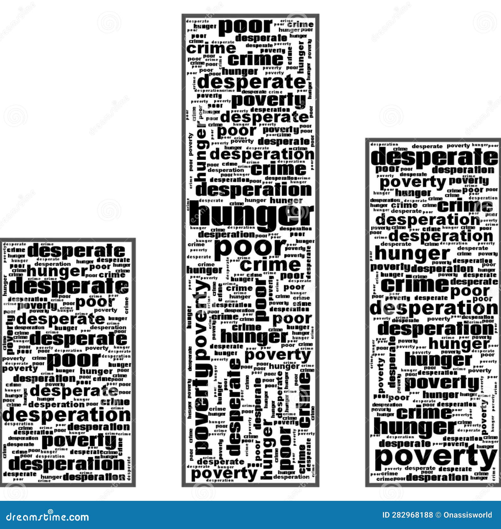 Poor Poverty Hunger Text Abstract Illustration Header Background Stock ...