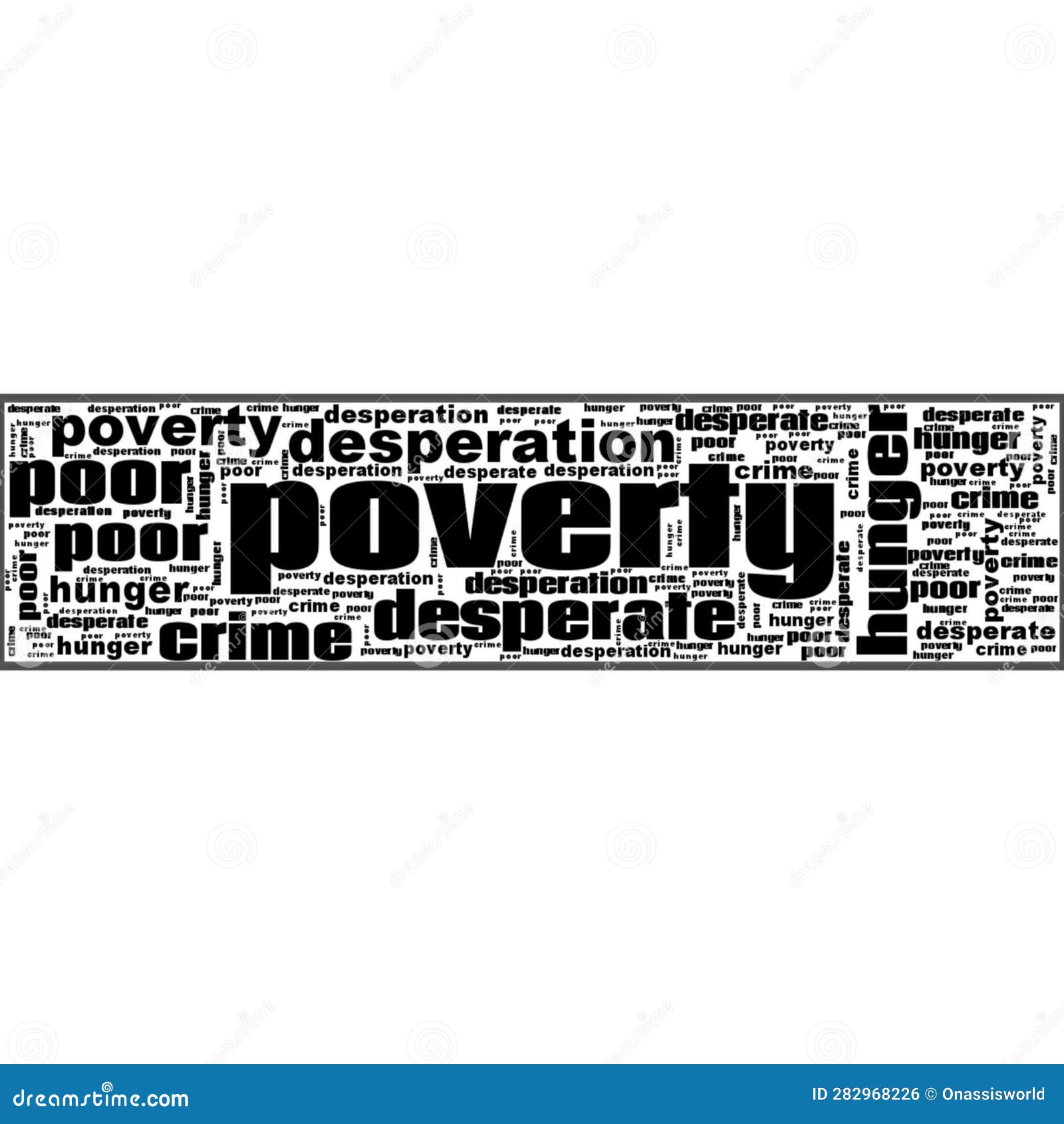 Poor Poverty Hunger Text Abstract Illustration Header Background Stock ...
