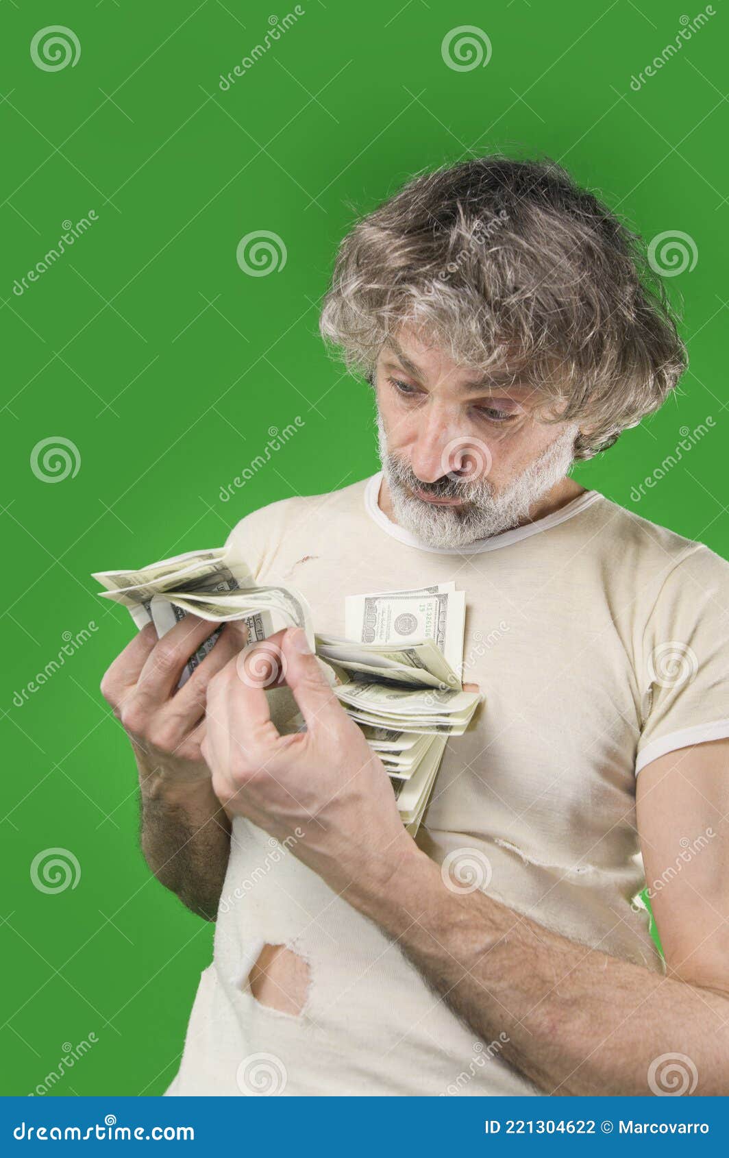 Poor rich man stock photo. Image of head, frustration - 221304622