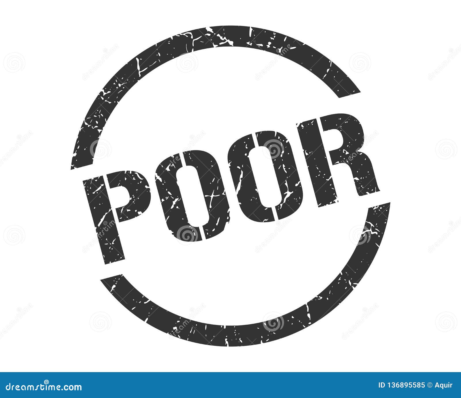 Poor stamp stock vector. Illustration of poor, peeler - 136895585